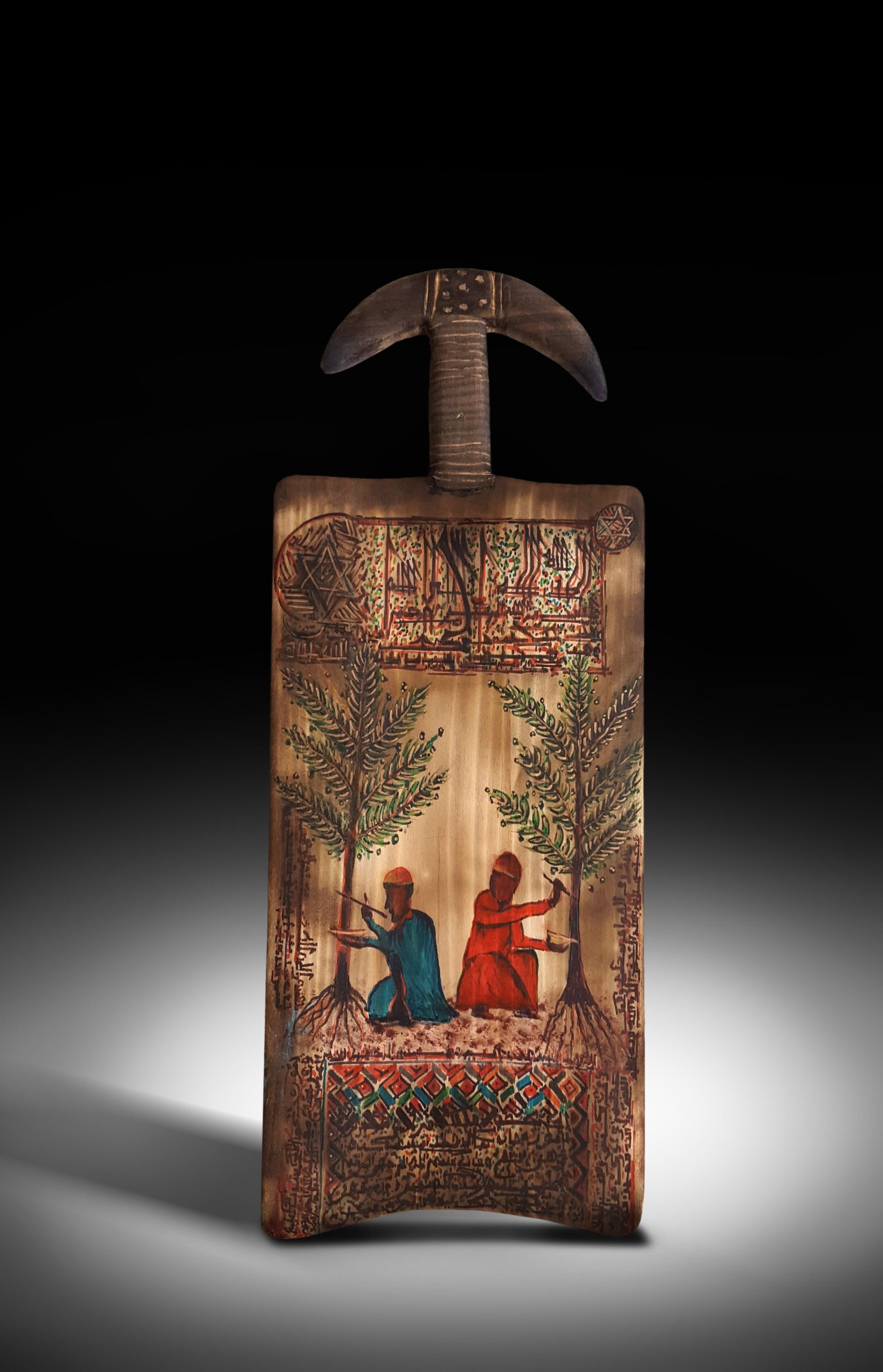 IN A STYLE MEDIEVAL ISLAMIC QURANIC BOARD - Hatefi collections